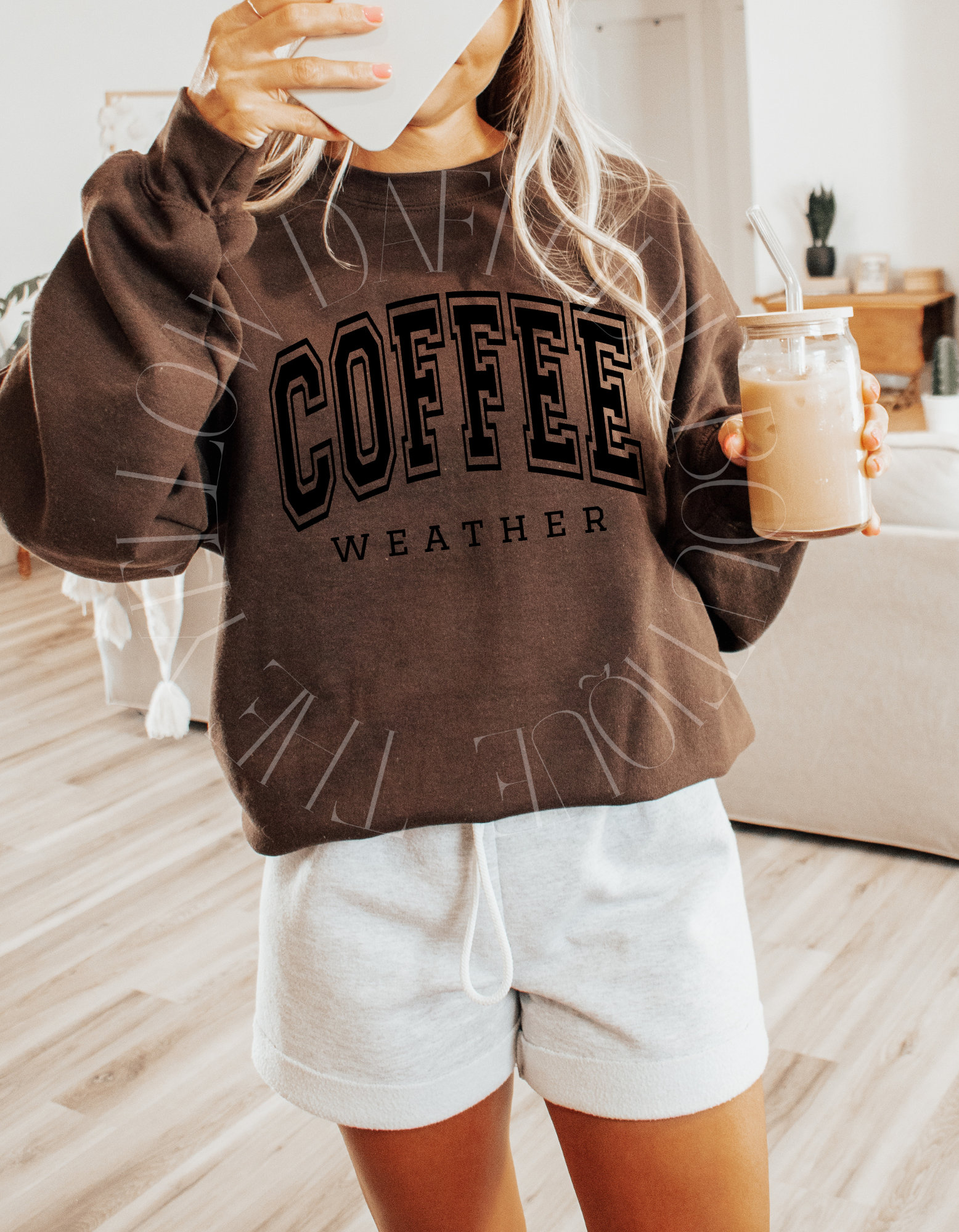 Coffee Weather Crewneck, Coffee Lover, Coffee Sweatshirt, Coffee ...