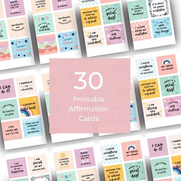Affirmation Cards - Etsy UK