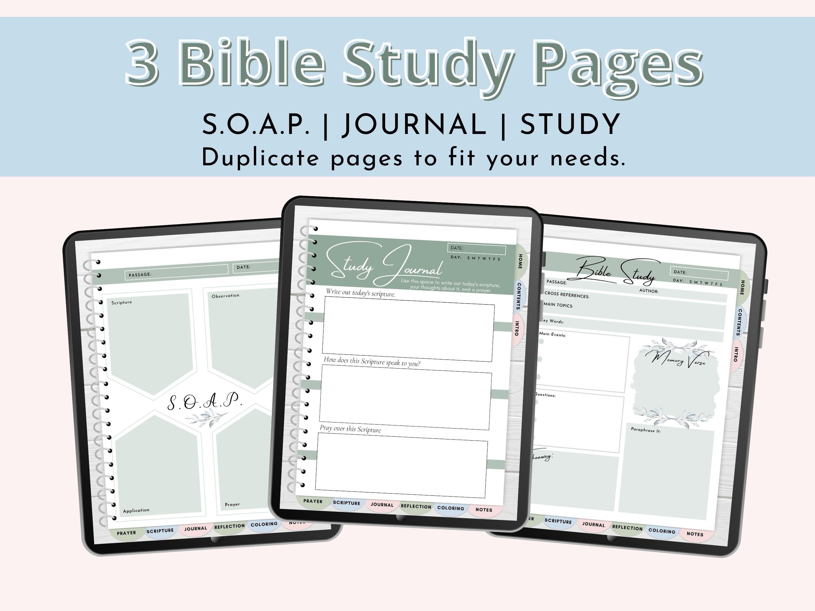 Digital Bible Study Journal | Goodnotes | Joyful Life Bible Reading ...