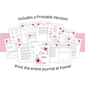 Esther Digital Bible Study | Digital Bible Journal | Character Study ...