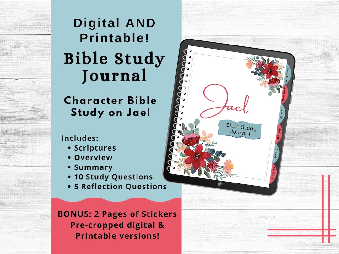 Jael Digital Bible Study | Digital Bible Journal | Character Study ...