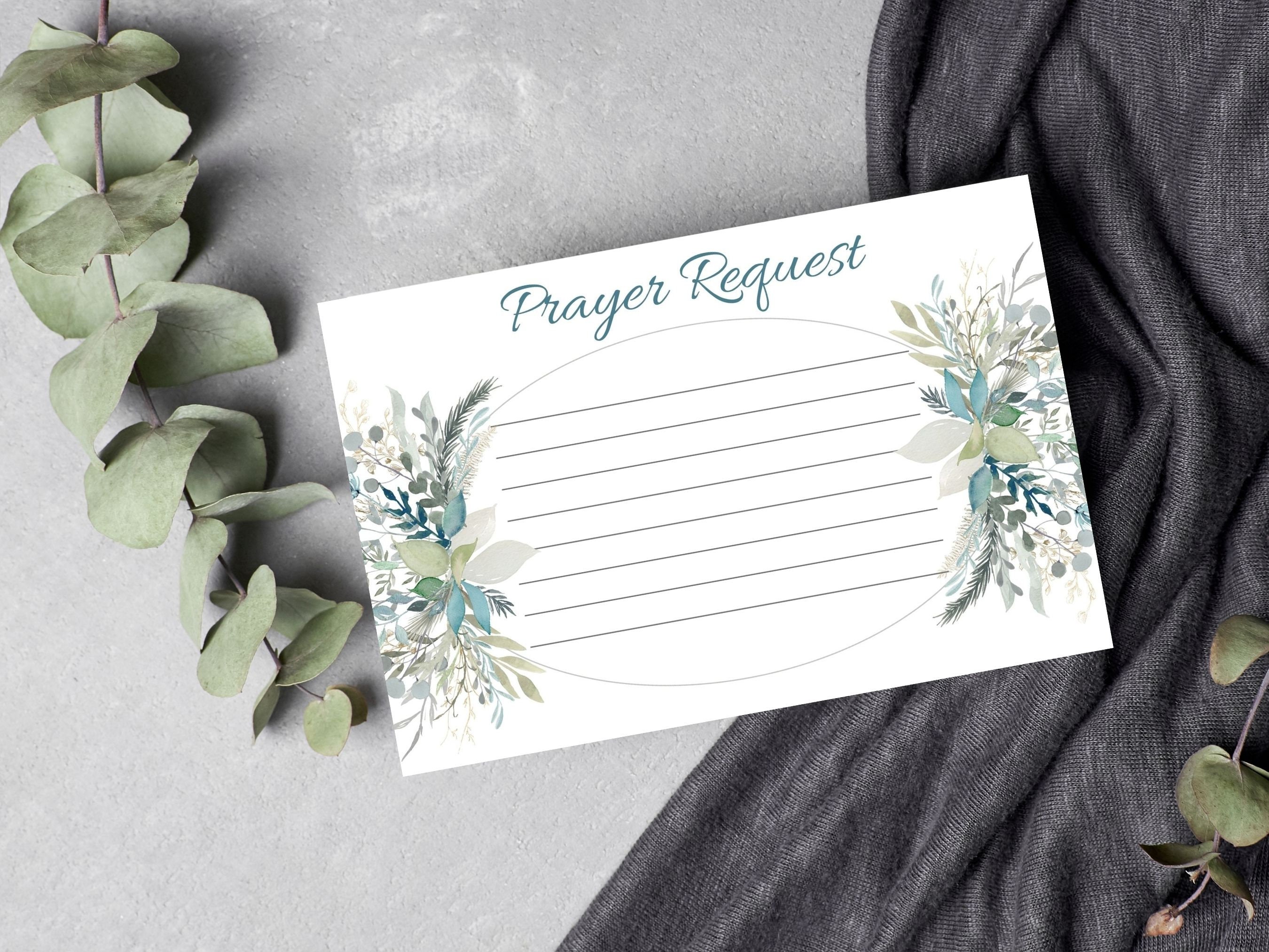 Prayer Request Cards | Prayer Cards Printable | Christian Notecards ...