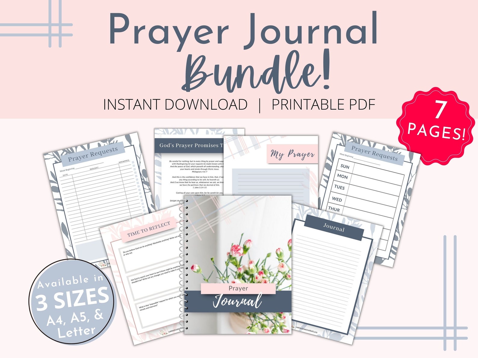 Daily Prayer Journal | Prayer Journal for Women | Prayer Journal ...
