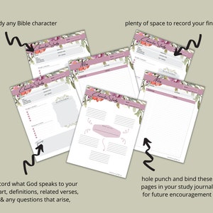 Character Bible Study Guide | Bible Character Worksheets | Bible ...