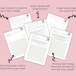 30 Day Prayer Challenge Journal: Prayer Prompts (printable-a4, A5 ...