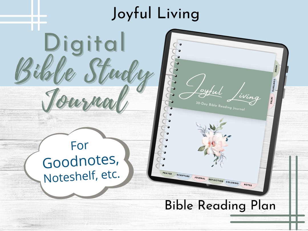 Digital Bible Study Journal | Goodnotes | Joyful Life Bible Reading ...