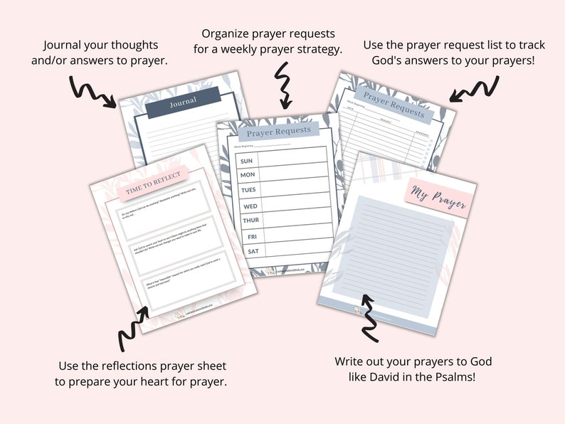 Daily Prayer Journal | Prayer Journal for Women | Prayer Journal ...