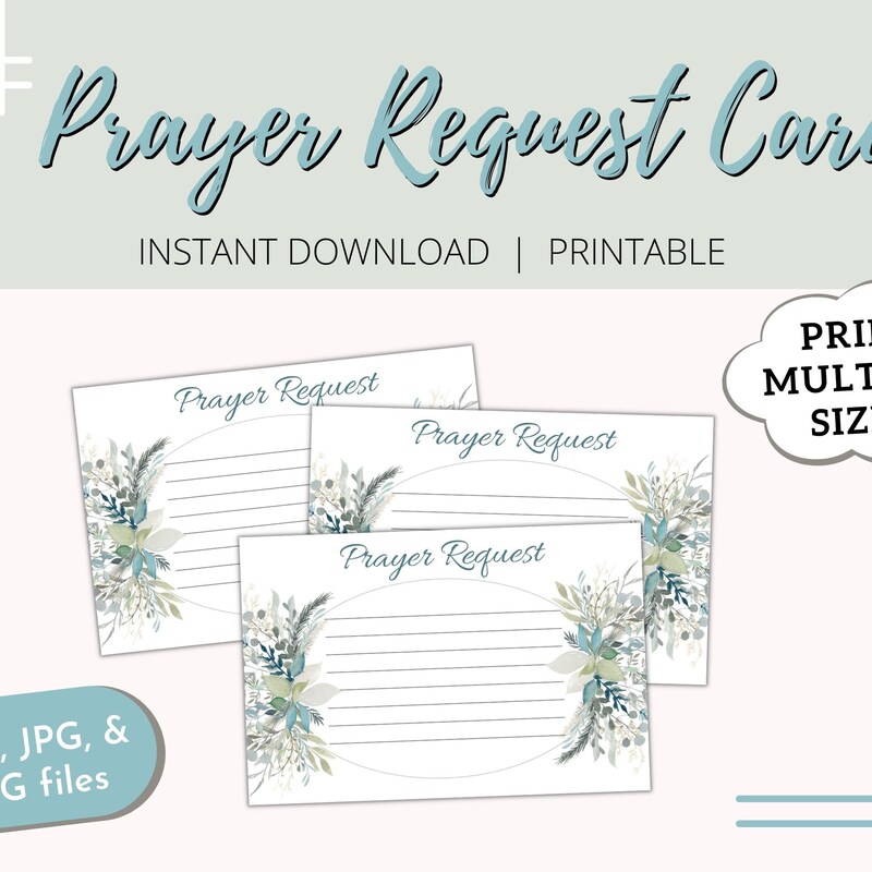 Prayer Request Cards - Etsy