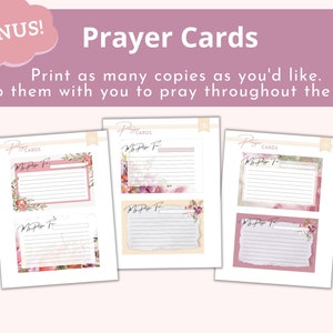 30 Day Prayer Challenge Journal: Prayer Prompts (printable-a4, A5 ...