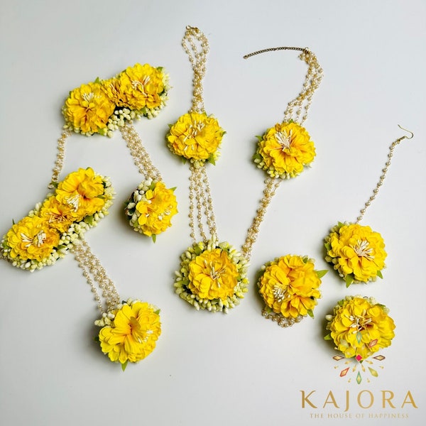 Flower Jewelry Haldi - Etsy