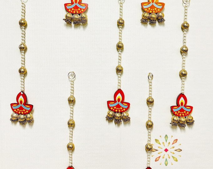 Diya Hanging|diwali Hanging||indian Wedding Decorations|indian Strings ...