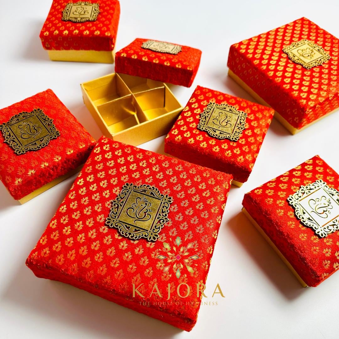 Ganpati Mithai Box|indian Wedding Favor|ganpati Favor|sweets Box|ladoo ...