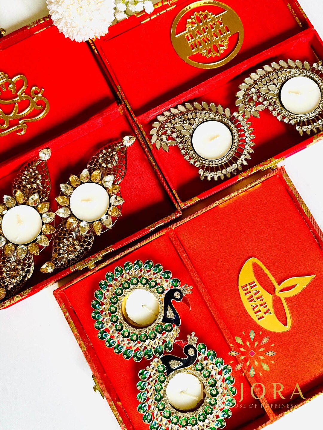 Diwali Gift Box|diwali Favors|diwali Bulk Gifts|bulk Diyas|tealight ...
