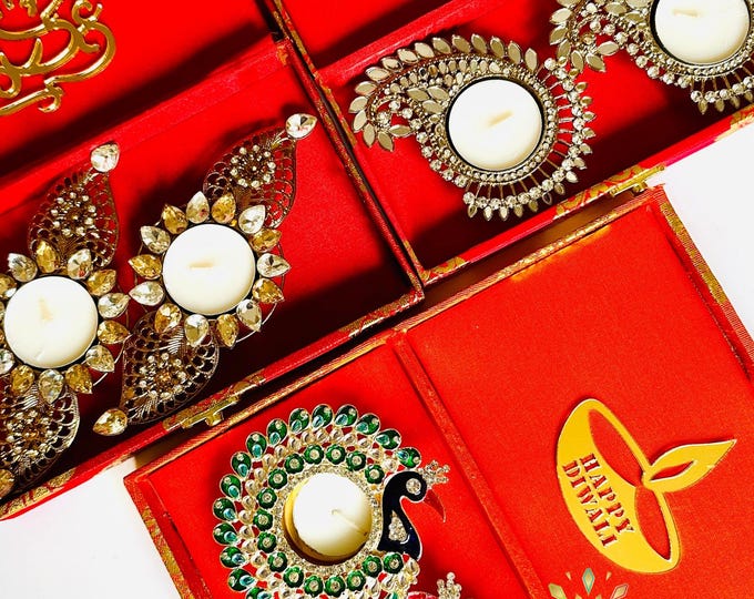 Diwali Gift Box|diwali Favors|diwali Bulk Gifts|bulk Diyas|tealight ...
