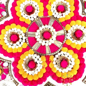 Pom Pom Rangoli|indian Housewarming Gift|diwali Decor|diwali Gift ...