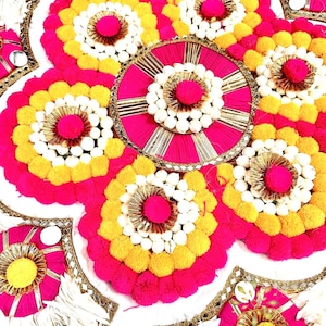 Pom Pom Rangoli|indian Housewarming Gift|diwali Decor|diwali Gift ...