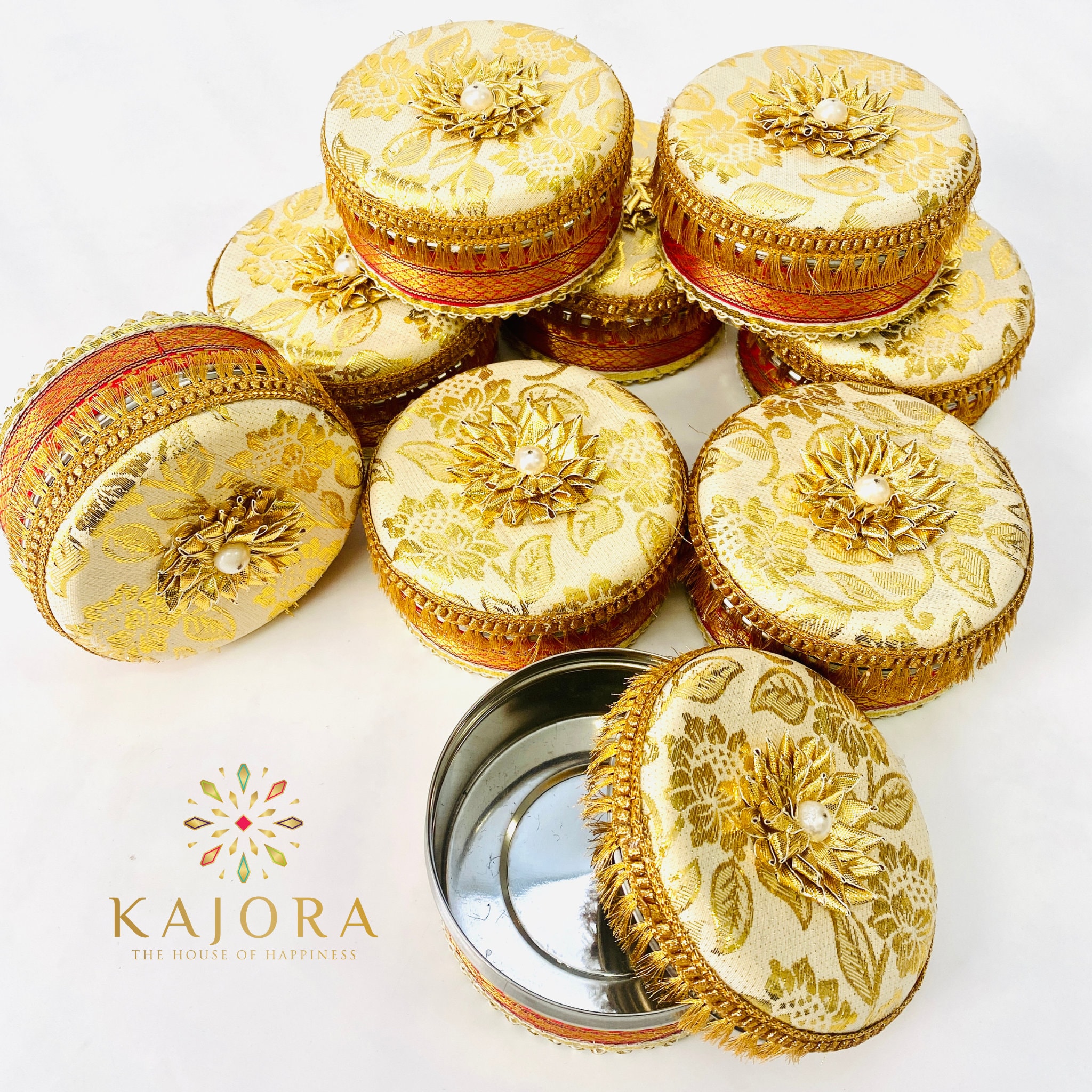 250 Grams Steel Ladoo Box|mehendi Favors|mithai Steel Box|desi Gift ...