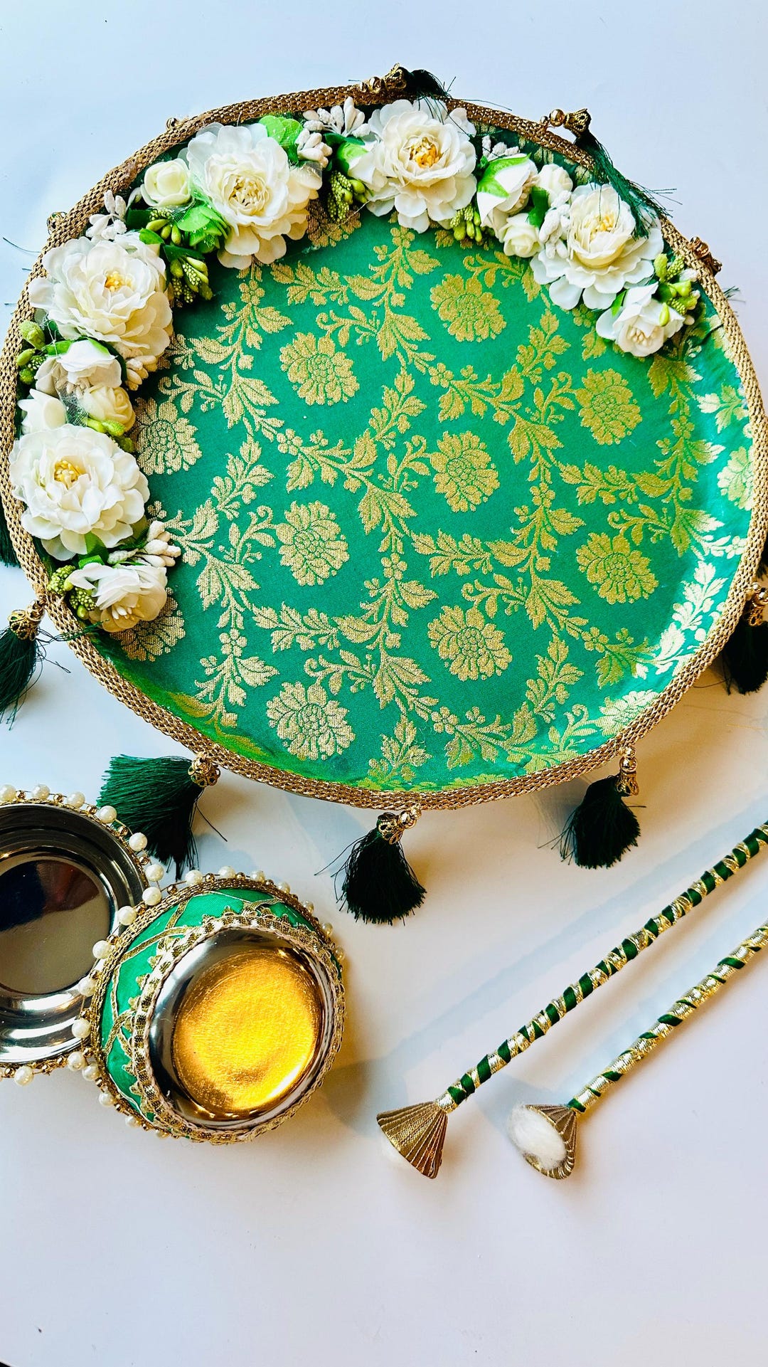 Mehndi Chopa Platter|mehendi Thaal|henna Plate|indian Wedding|mehndi ...