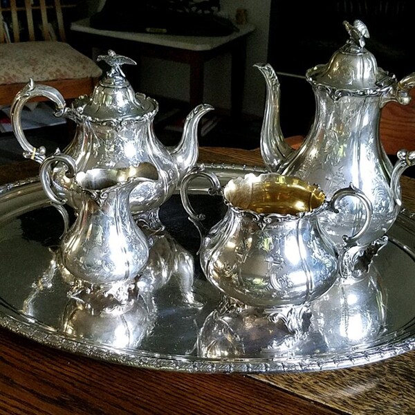 Silver Tea Set - Etsy