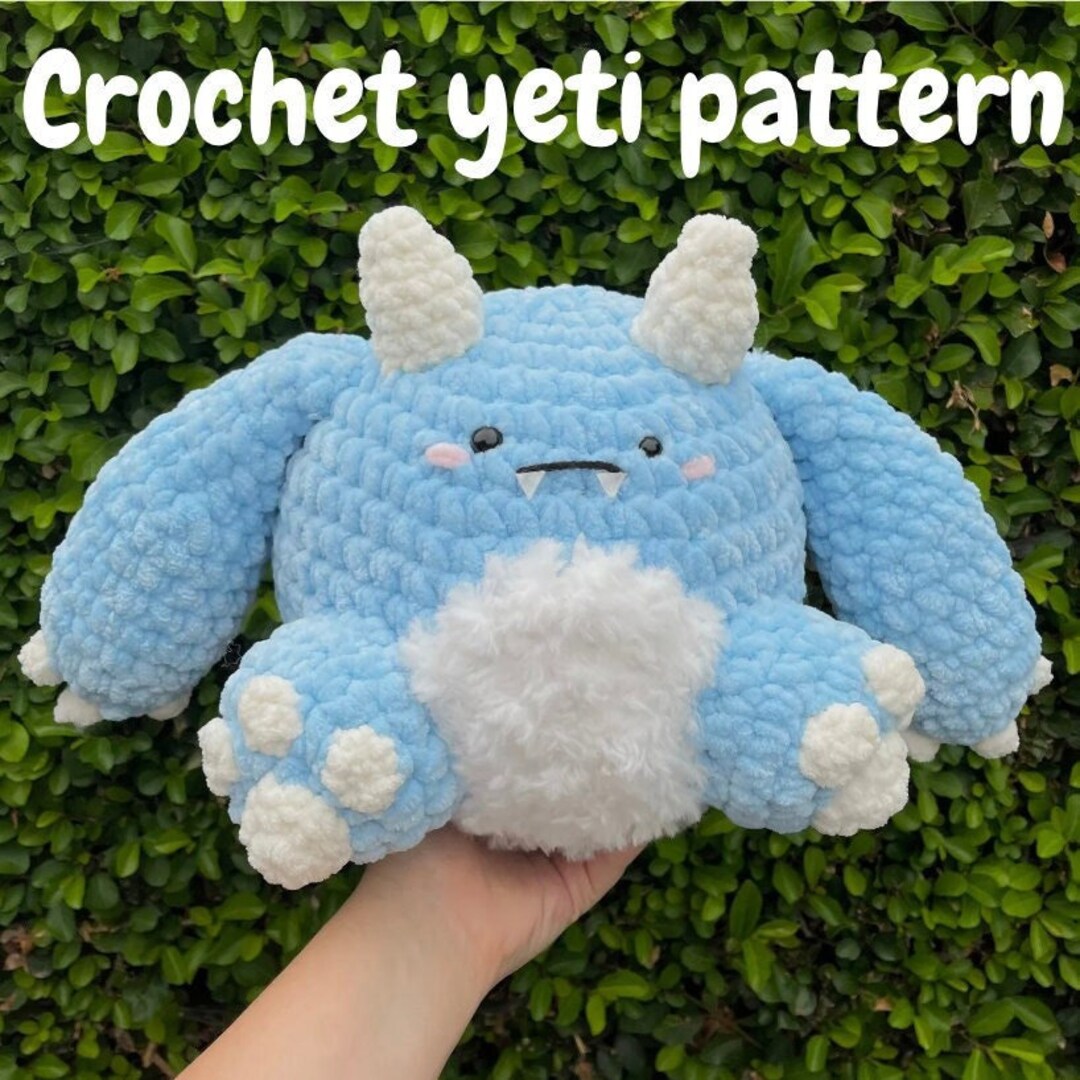 Crochet Yeti Pattern Crochet Pdf Pattern Crochet Yeti - Etsy