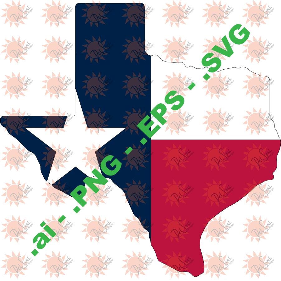 Texas Flag, SVG, PNG, Lone Star State, Digital Download - Etsy Canada