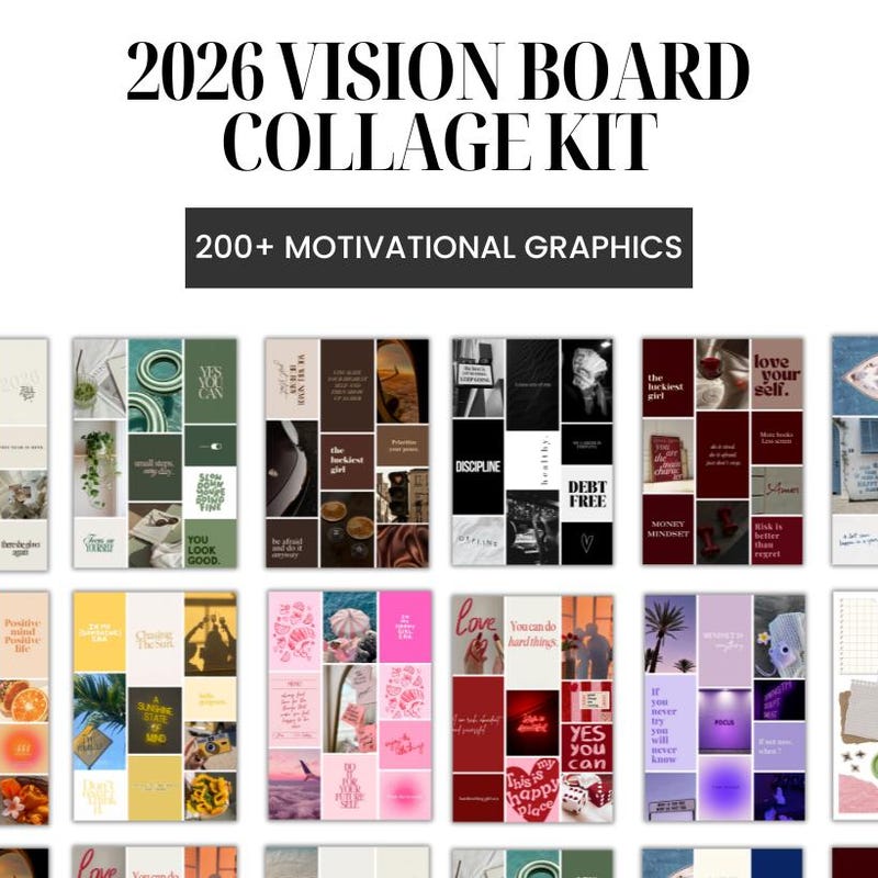 Girls Night Vision Board - Etsy UK