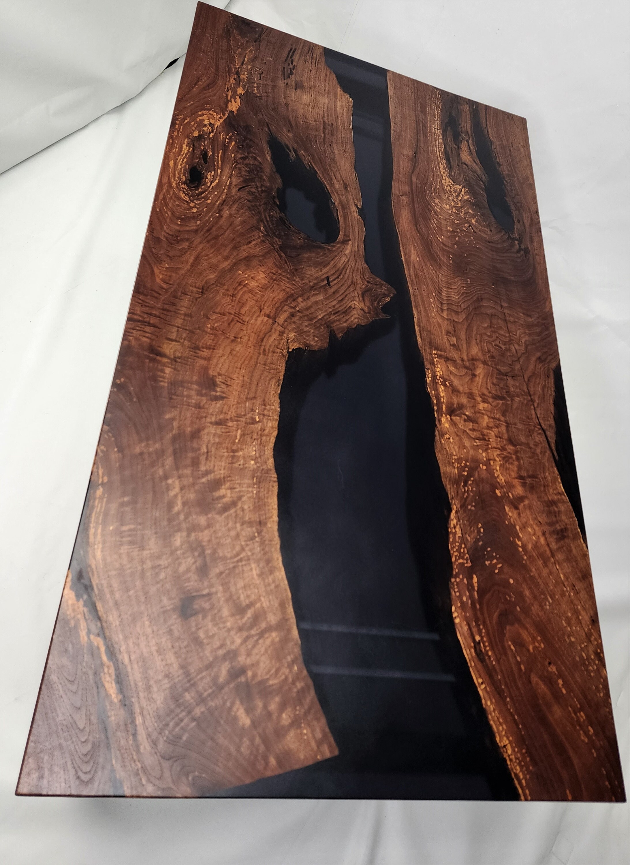 Custom Walnut Epoxy River Desk - Etsy