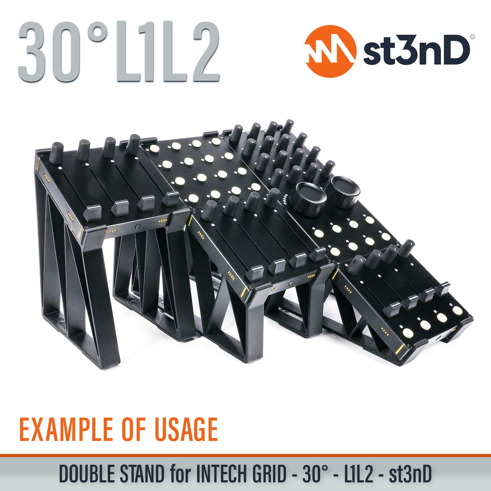 DOUBLE STAND for INTECH Studio Grid - 30 Degrees - L1l2 - Etsy
