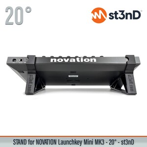 STAND for Novation LAUNCHKEY MINI Mk3 - 20 Degrees - St3nd - 3d Printed ...