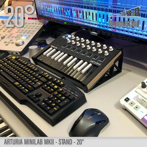 STAND for Arturia MINILAB MKII - 20 Degrees - 3d Printed- 100% Buyers ...