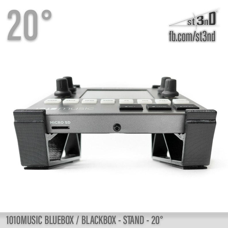 STAND for 1010music BLUEBOX and BLACKBOX - 20 Degrees - 3d Printed ...