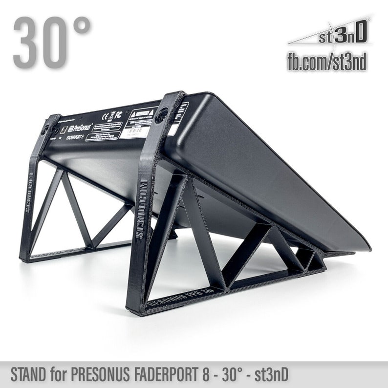 STAND for PRESONUS FADERPORT 8 - 30 Degrees - 3d Printed - 100% Buyers ...