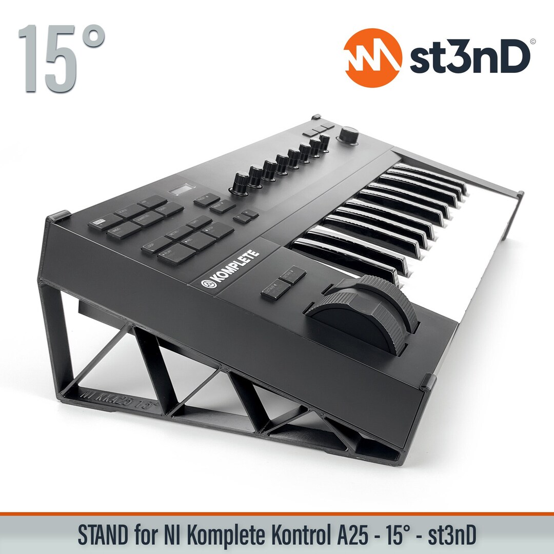 STAND for NI Komplete Kontrol A25 15 Degrees 3D Printed 100% Buyers ...