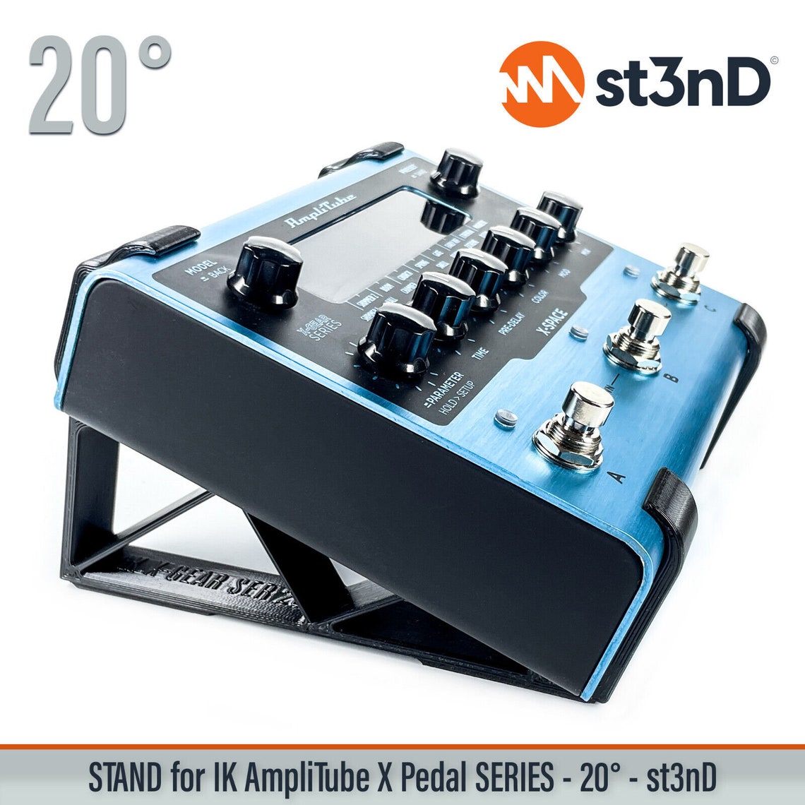 STAND for IK Multimedia - Amplitube X Pedal Series - 20 Degrees - St3nd ...