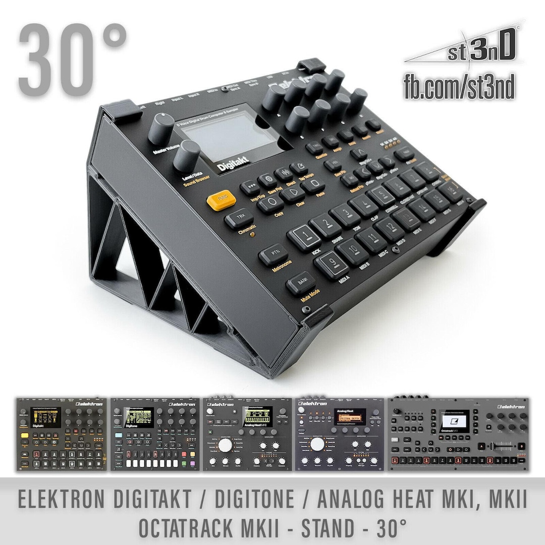 STAND for ELEKTRON Digitakt / Digitone / Octatrack Mk2 / Analog Heat ...