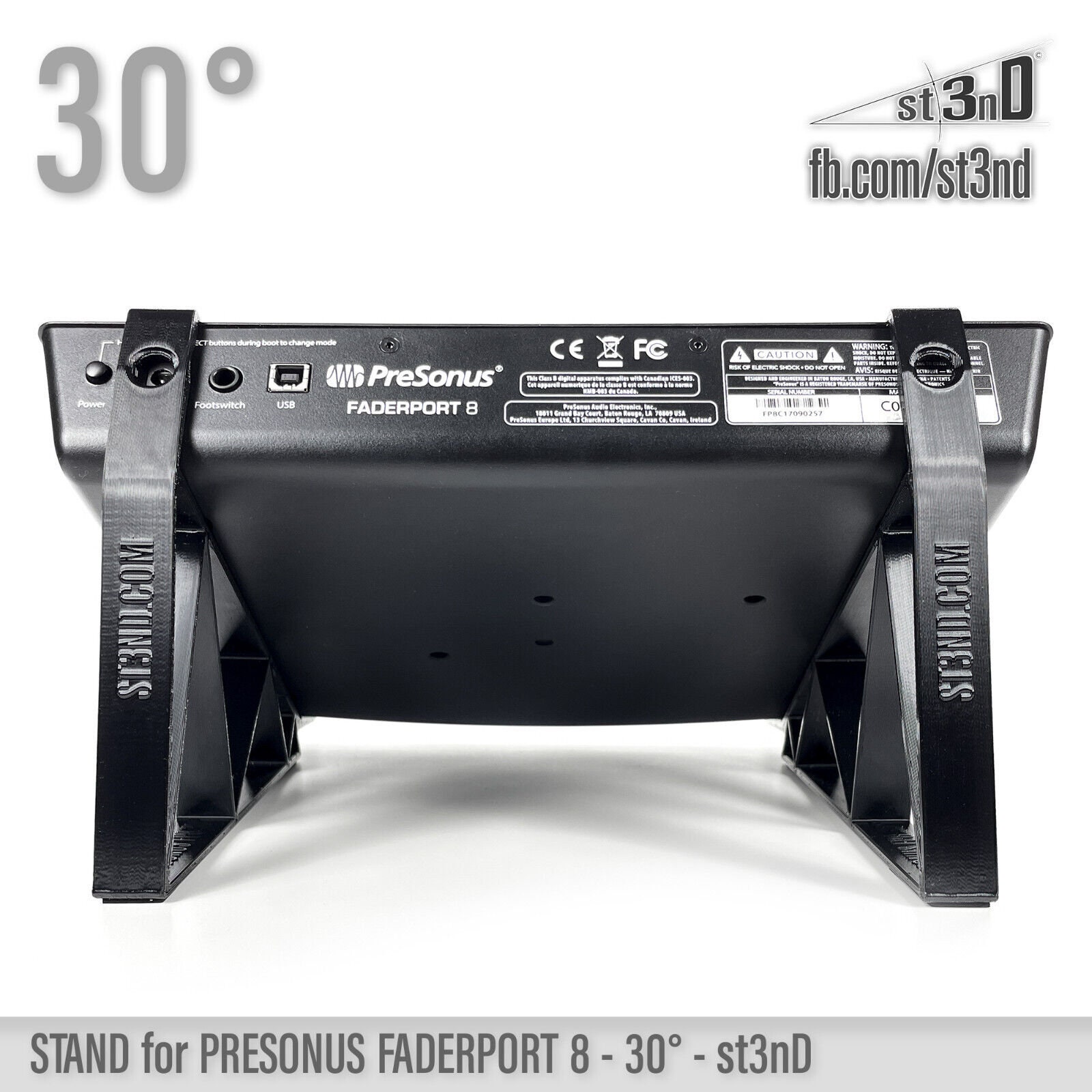 STAND for PRESONUS FADERPORT 8 - 30 Degrees - 3d Printed - 100% Buyers ...