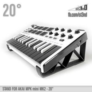 STAND for Akai MPK MINI Mk2 / Mk3 - 20 Degrees - 3d Printed - 100% ...