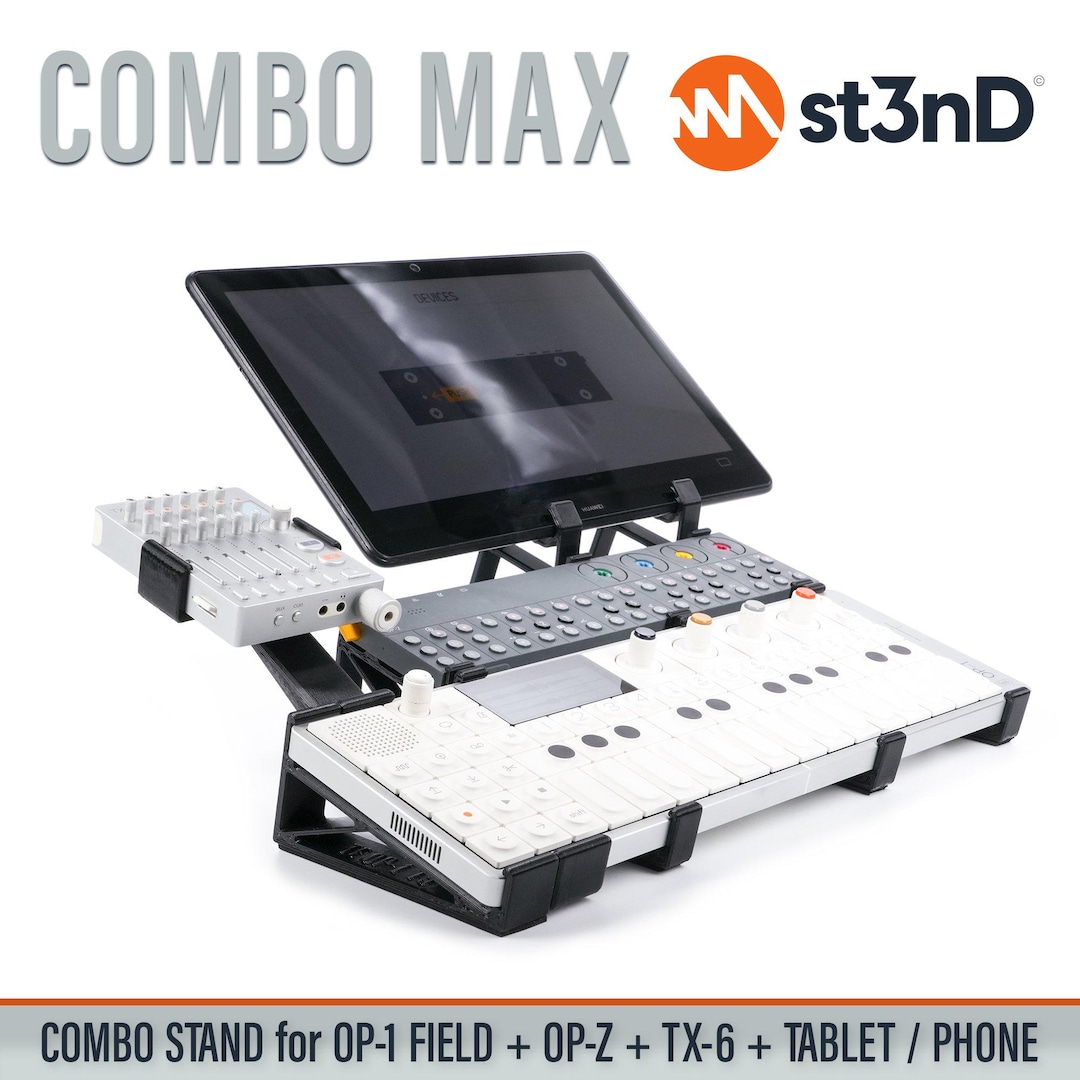 COMBO MAX STAND for Teenage Engineering Op-1 Field + Op-z Tx-6 Tablet ...