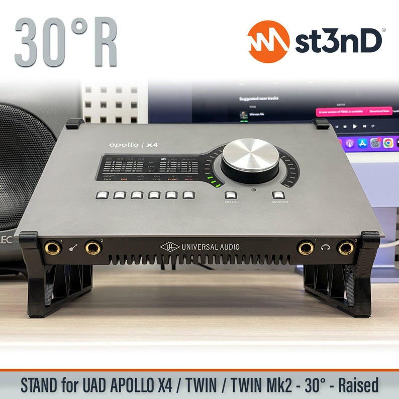 STAND for UAD Apollo Twin - Apollo Twin Mkii - Apollo X4 - 30 Degrees ...