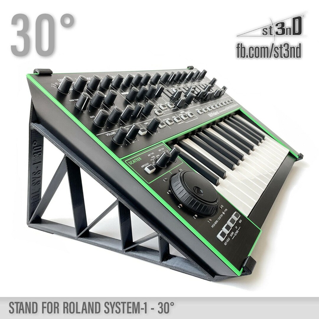 STAND for Roland SYSTEM-1 - 30 Degrees - 3d Printed - 100% Buyers ...