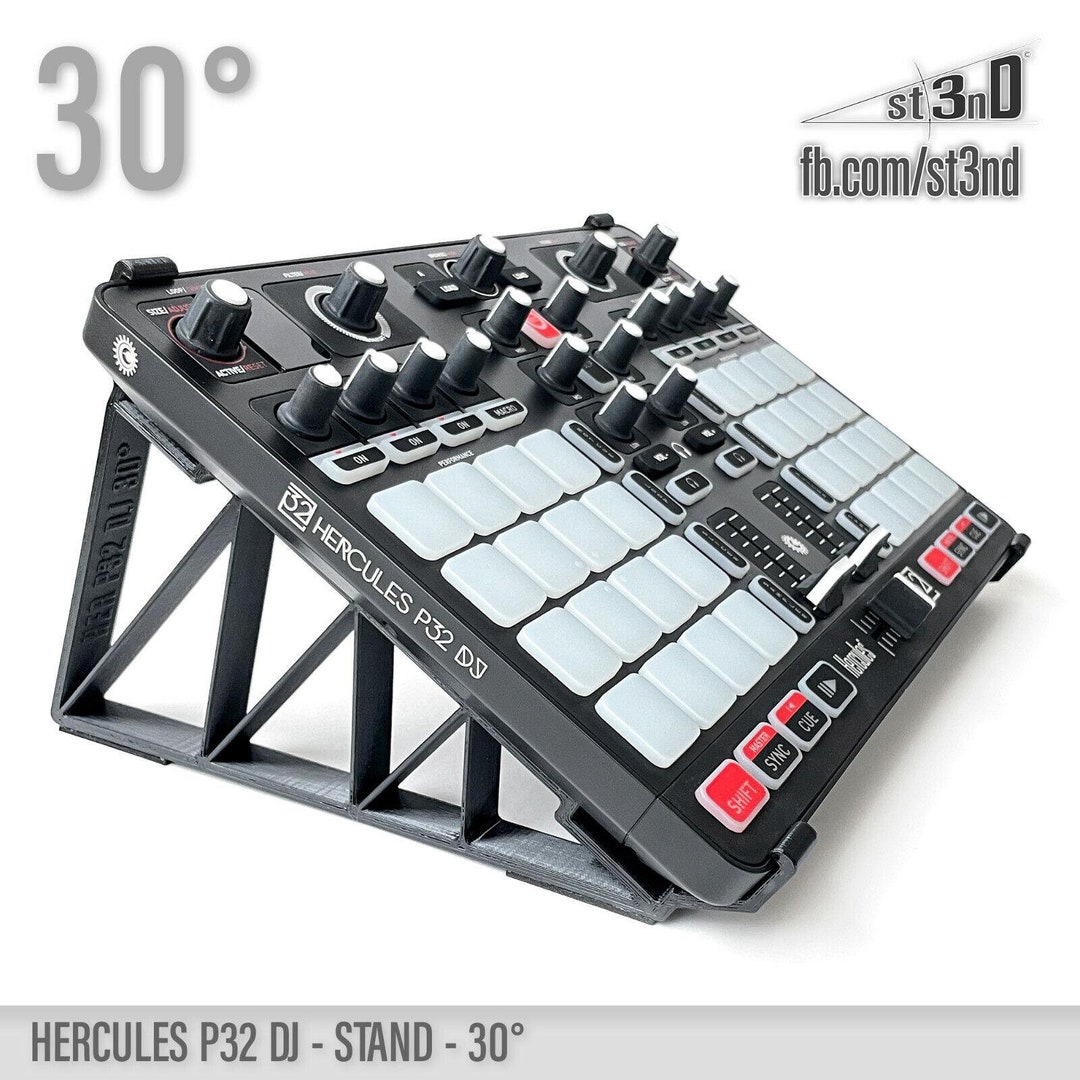 STAND for HERCULES P32 Dj - 30 Degrees - 3d Printed - 100% Buyers ...