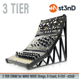 3 TIER STAND for Make Noise 0-coast / 0-ctrl / Strega - 20, 45, 65 ...