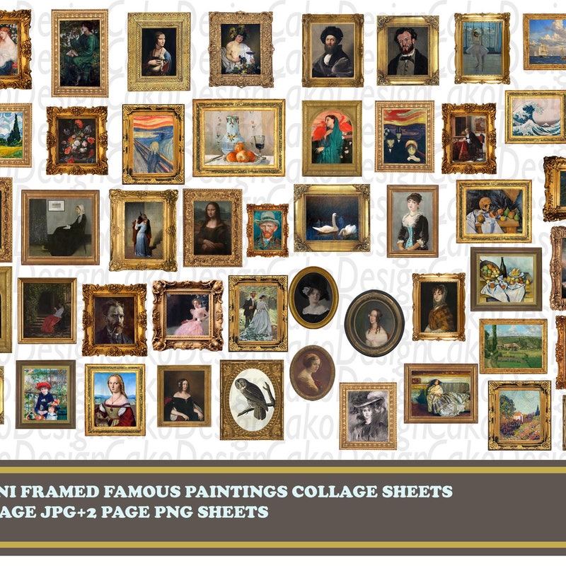 Painting in Frame Sticker - Etsy