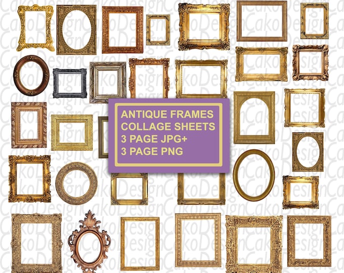 Gold Frame | Traditional Gold Frame | Vintage Gold Frame | Antique ...