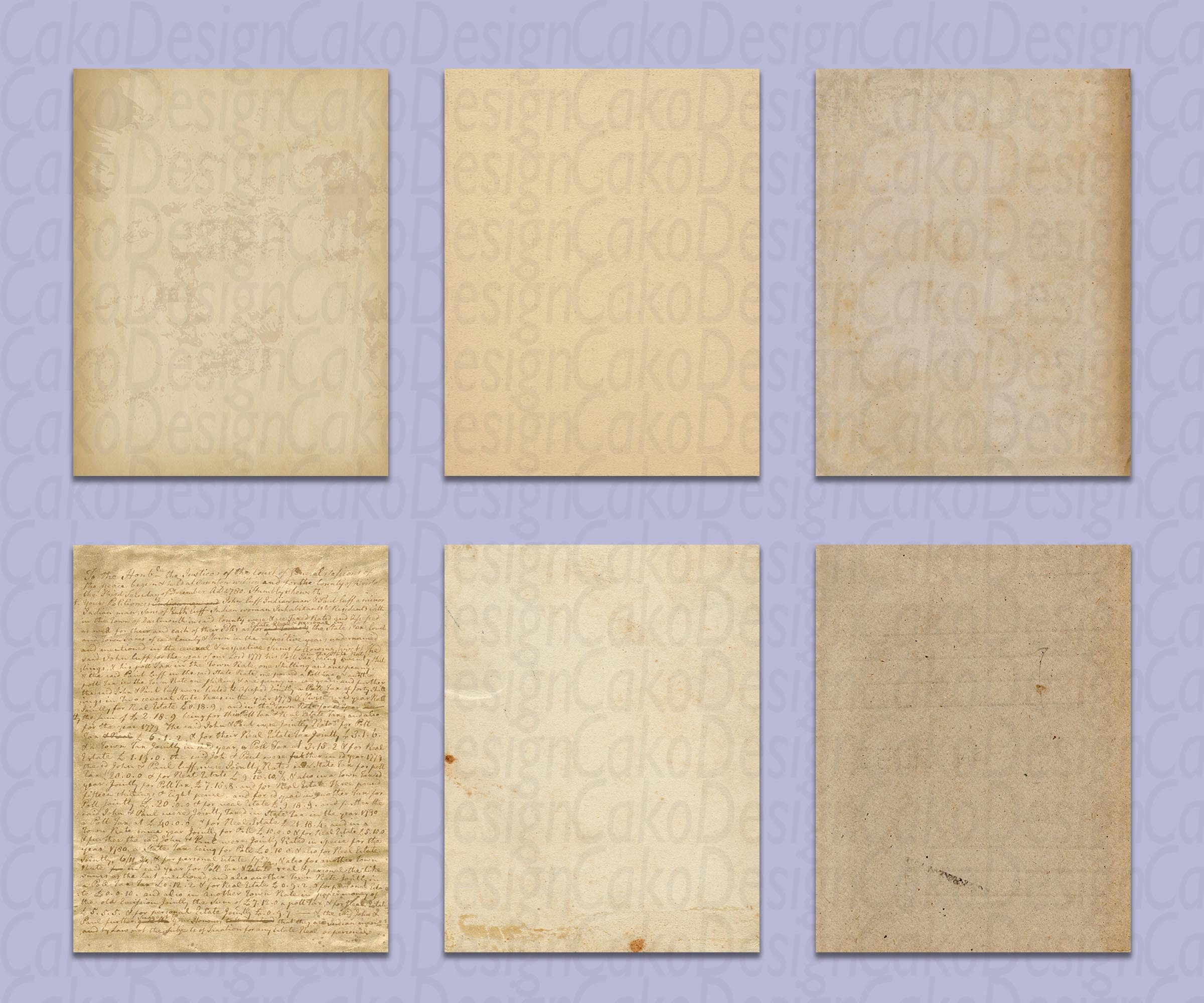 Vintage Old Stained Paper Printables, Printable Papers, Paper Texture ...