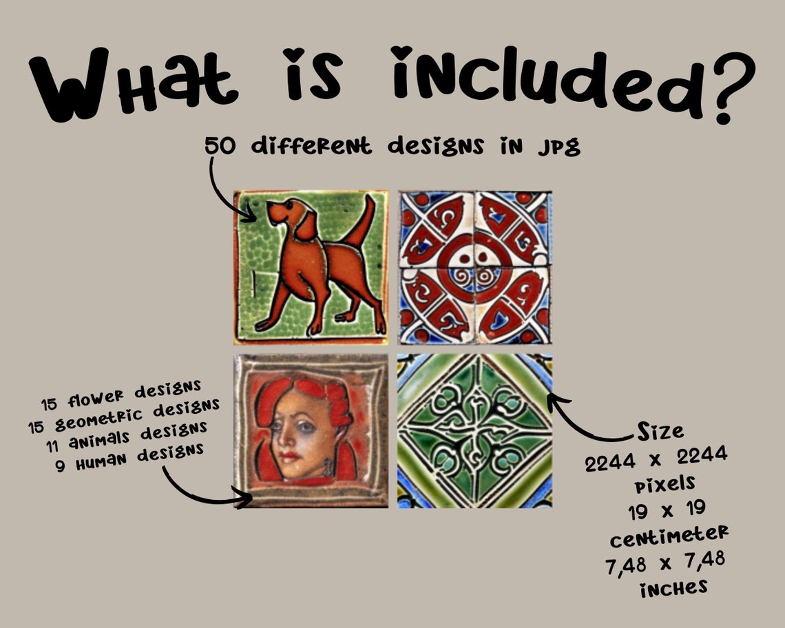 50 Medieval Inspired Digital Tiles in Jpg. Middle Age Clipart ...