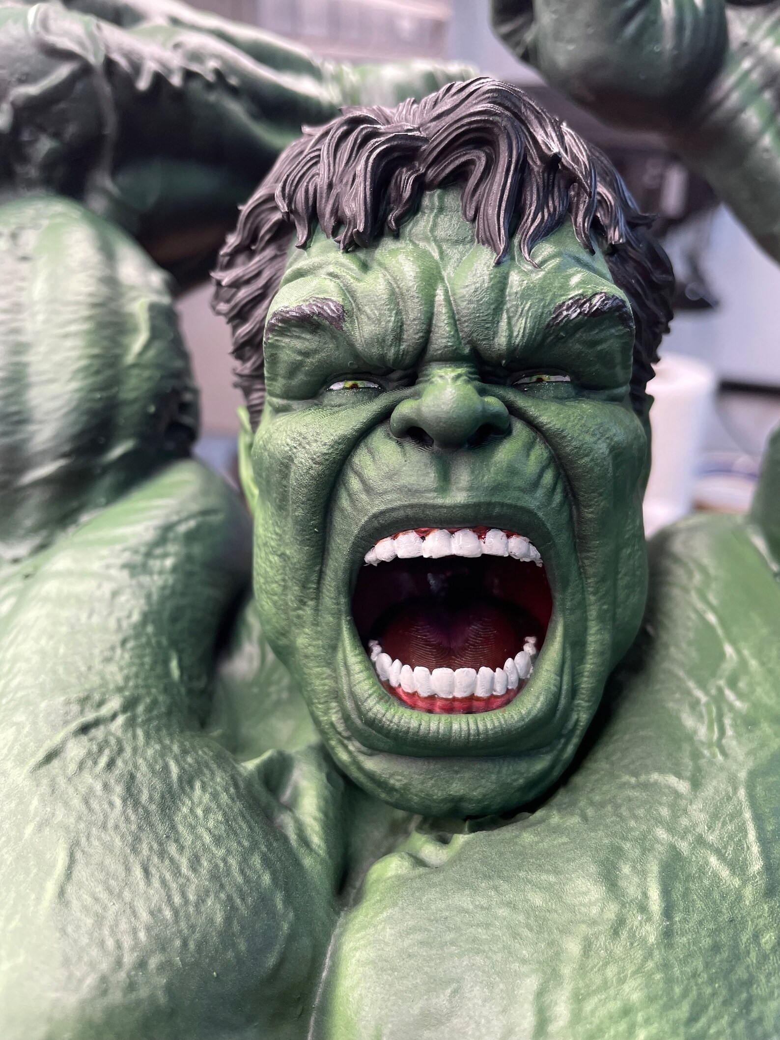 1/4 Scale Incredible Hulk Fan Art 3D Printed Statue Kit - Etsy