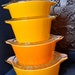 Pyrex, CHOICE, Bright Yellow or Orange Casserole Dishes From the Pyrex ...