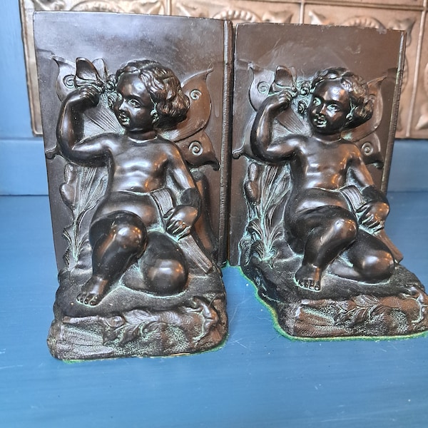 Cherub Bookends - Etsy