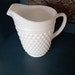 Pitcher, Milk Glass Pitcher, Beautiful White Milk Glass, Cottage Style ...